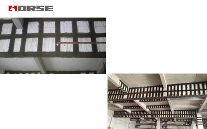 Reinforcement of frame beams and frame columns